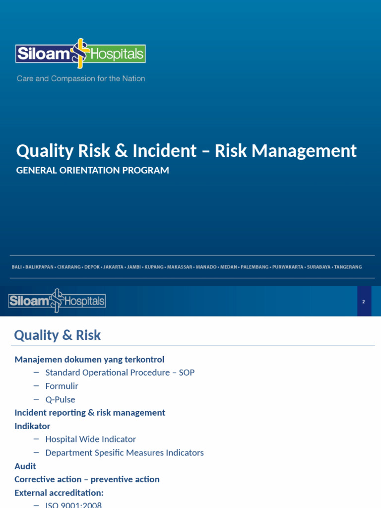 POU Incident Risk Management 120116 (Modify) | PDF