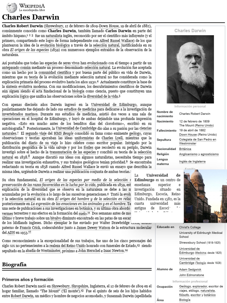 Charles Darwin | PDF | Charles Darwin | Alfred Russel Wallace