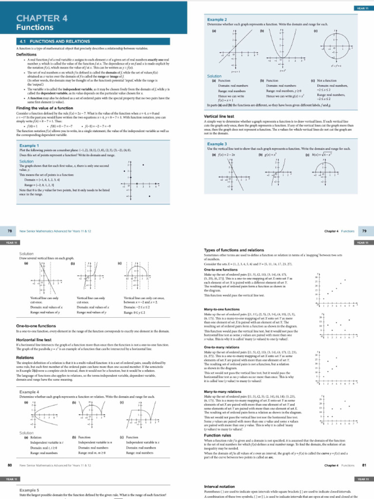 CH 4 Adv Functions | PDF