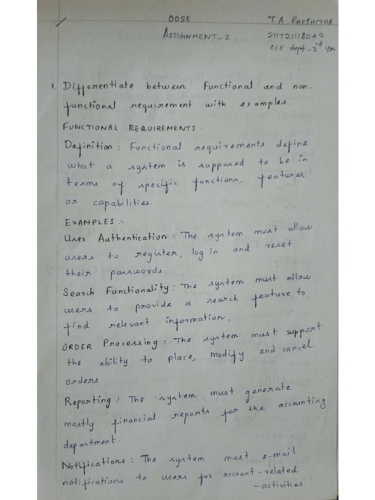 Oose Assignment - 2 | PDF