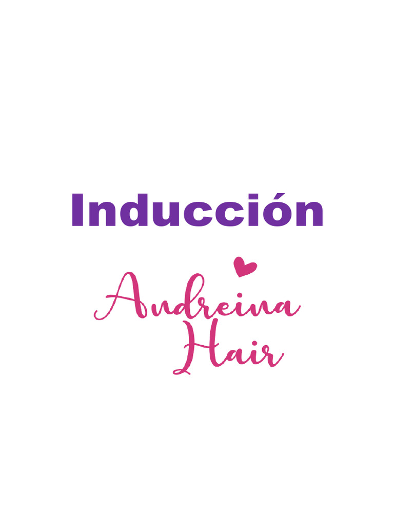 Induccion Andreina Hair Nueva | PDF | Pelo | Cabello humano