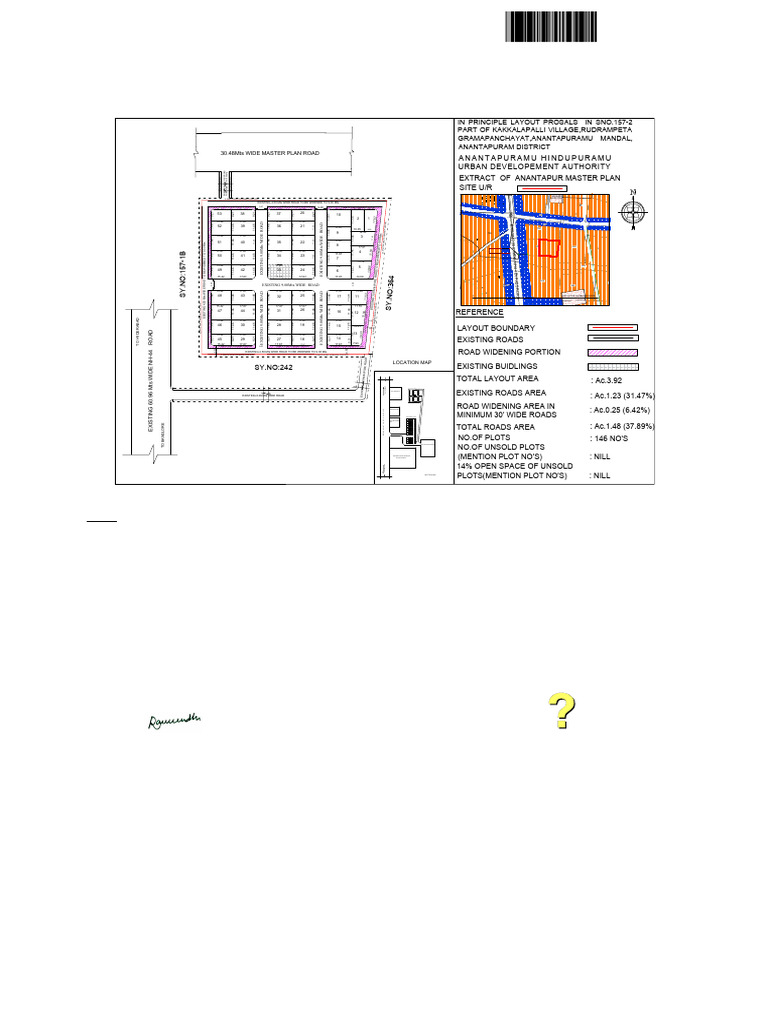Iplp No: IPLP2020/DTCP-AHUDA/RUDR/000265 Gram Panchayat: Rudrampeta Development Authority: Ahuda ...
