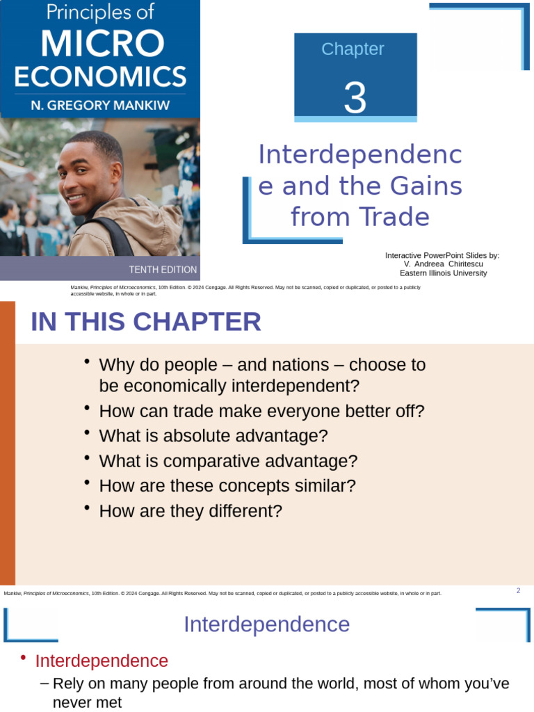 Microeconomics: Trade & Interdependence | PDF | Comparative Advantage ...