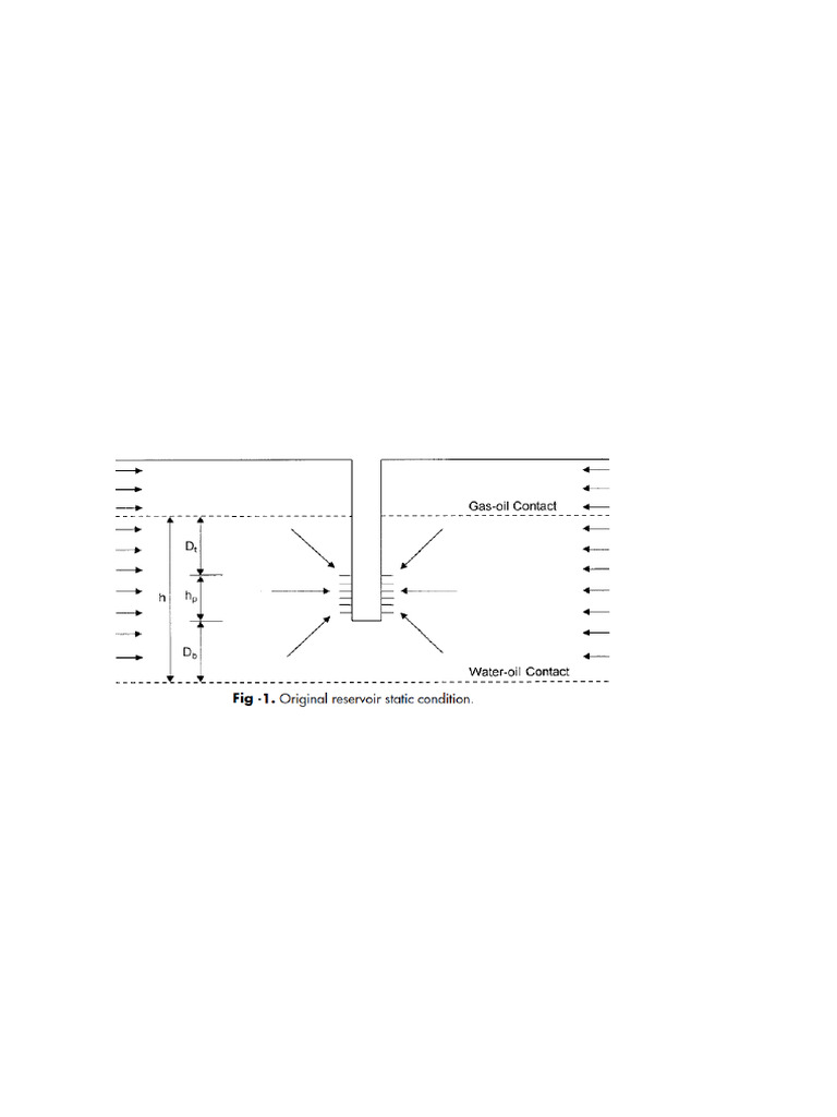 6b - Gas and Water Coning Principles and Application | PDF | Force ...