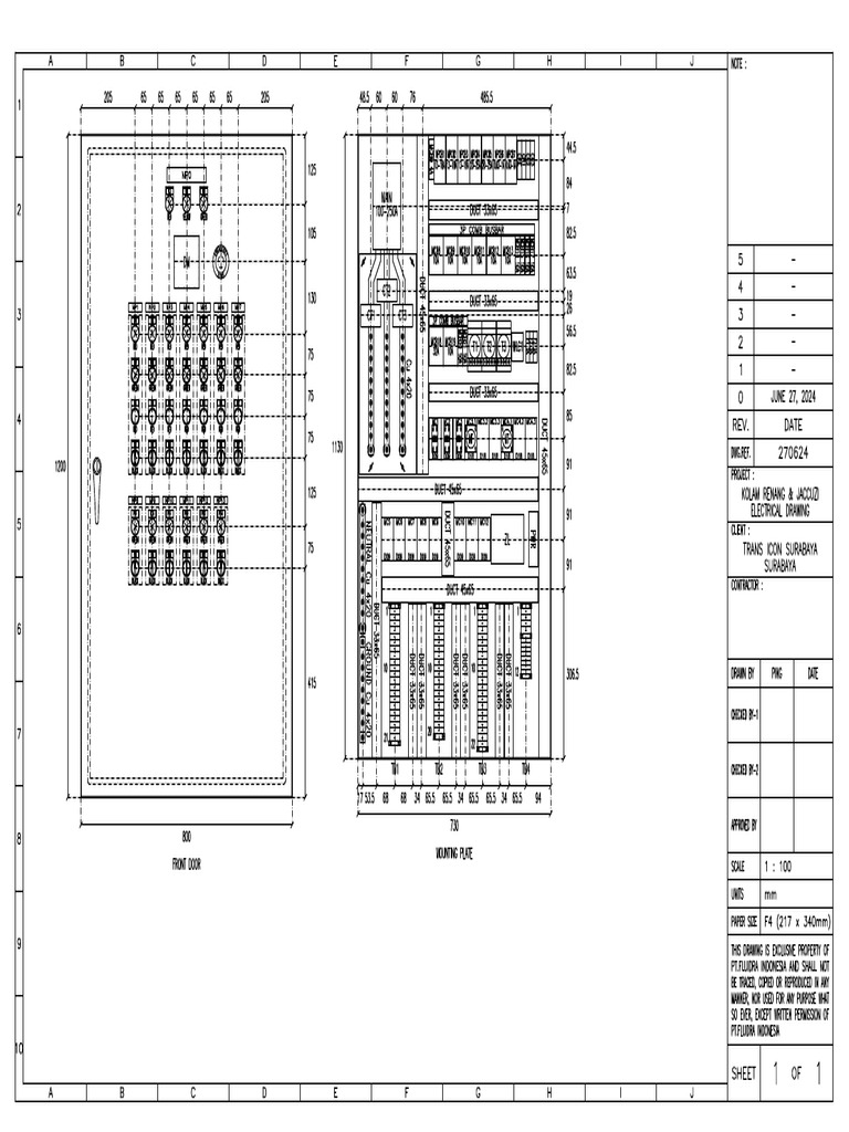 Instrument Layout With Scale | PDF