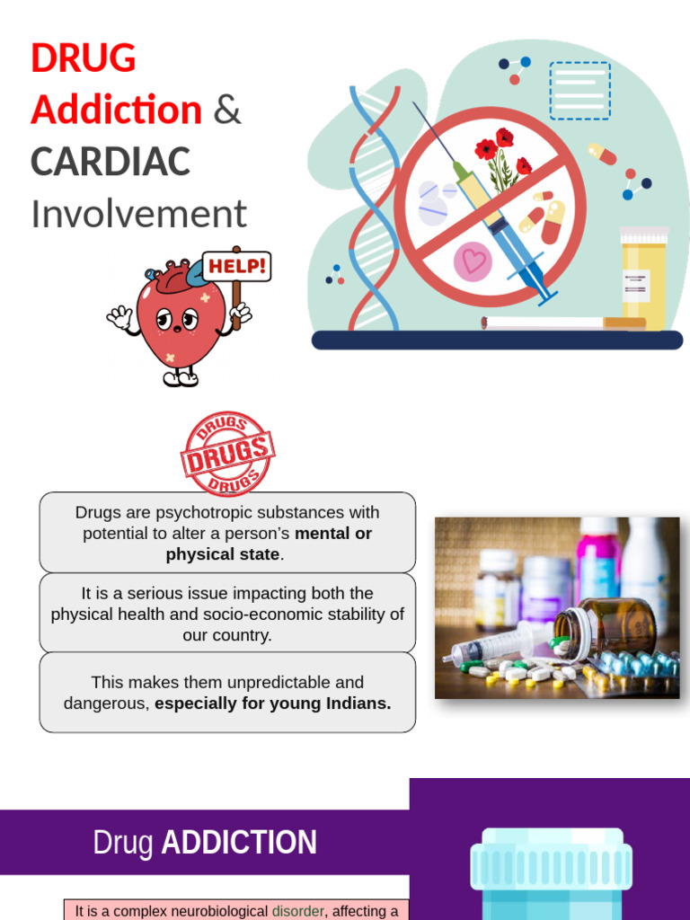 Drug Addition and Cardiovascular Effects | PDF | Substance Abuse | Heart