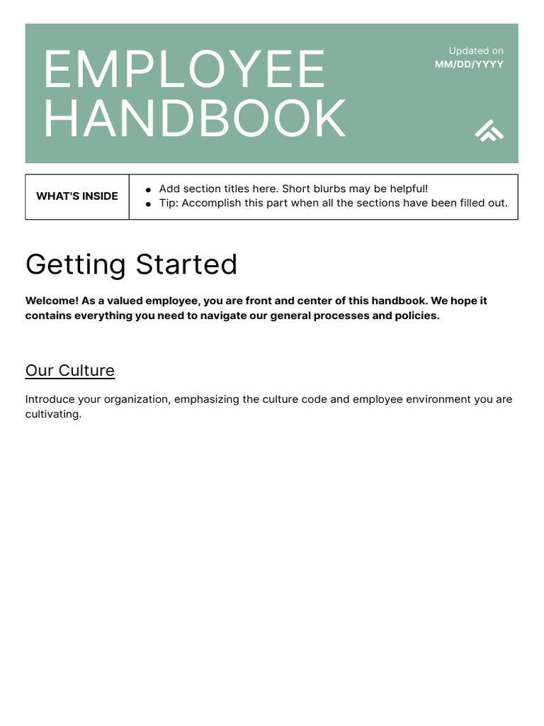 Employee Handbook PDF | PDF | Employment | Policy