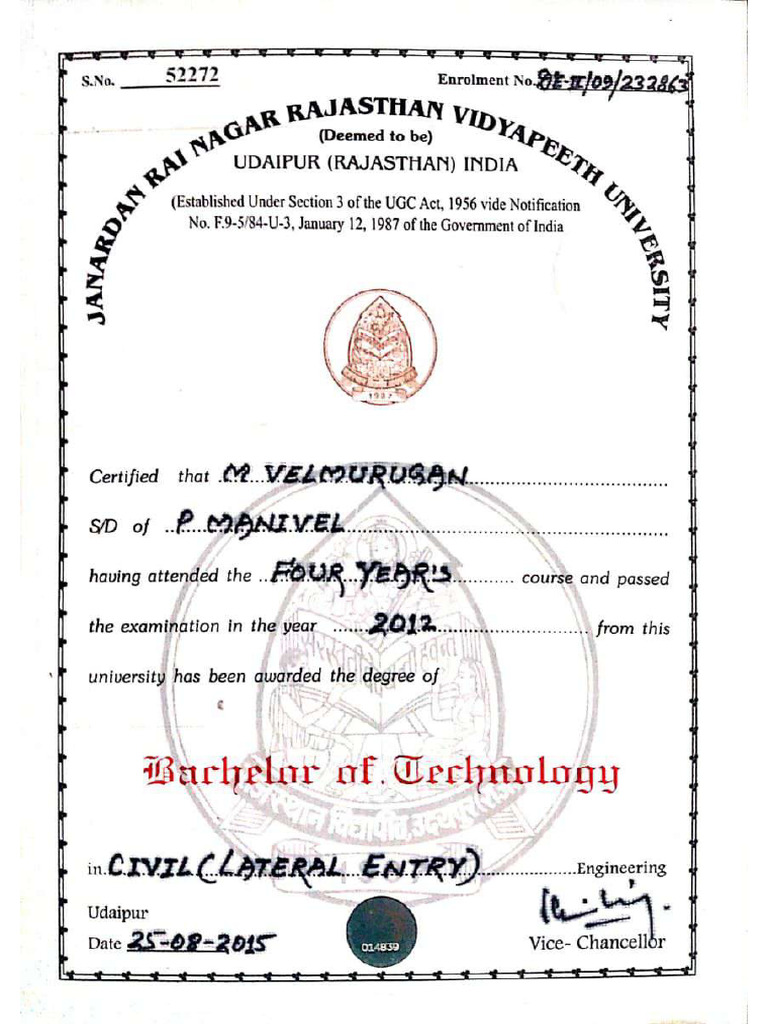 Education Certificates | PDF