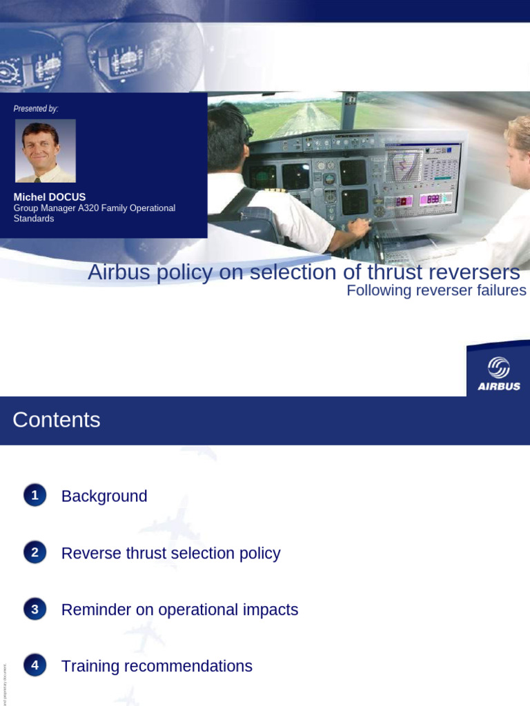 Engine Thrust Reverser - Airbus | PDF | Airbus | Airliner