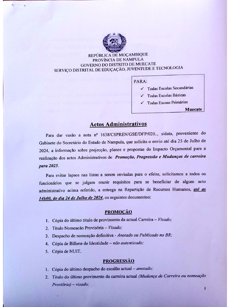 Actos Administrativos - 2025 | PDF