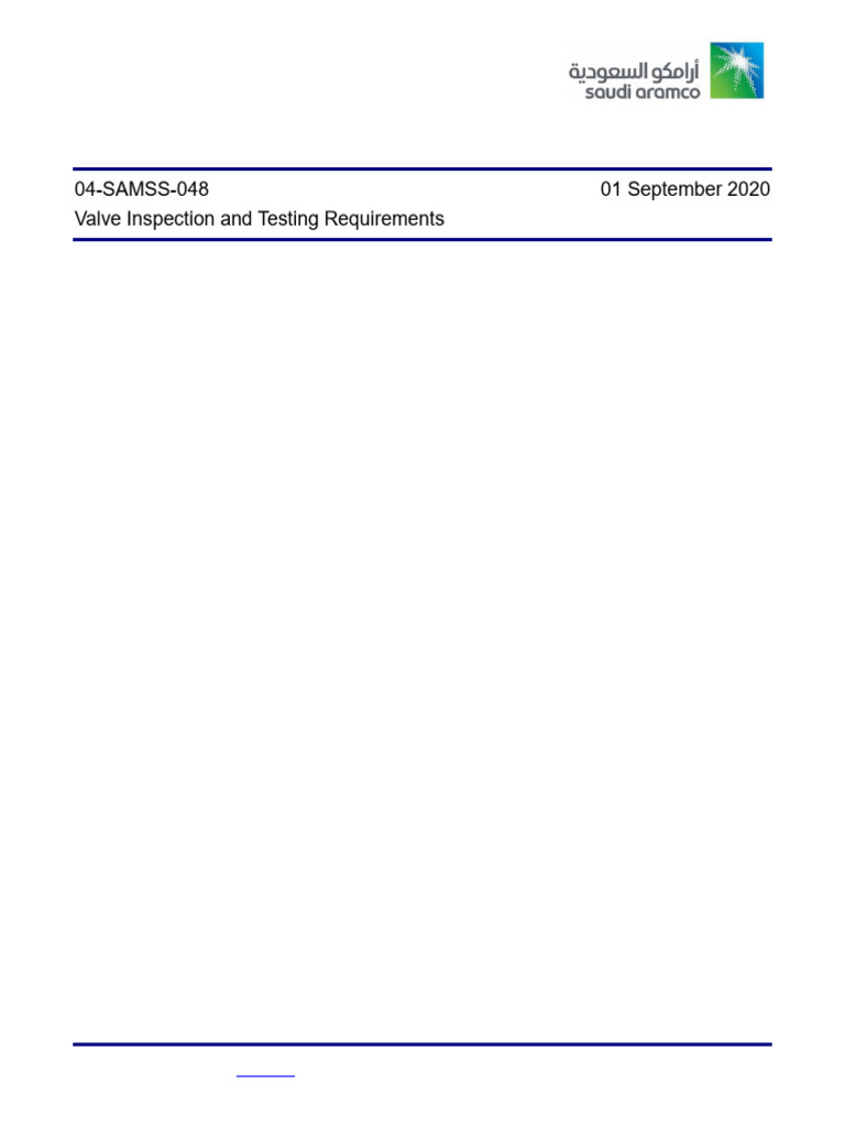 04 Samss 048 | PDF | Valve | Welding