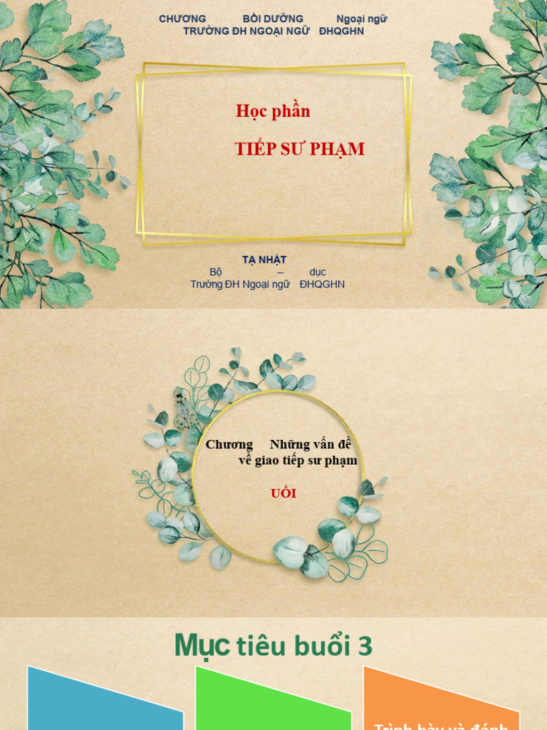 Watch Buôi 3 - GTSP | PDF