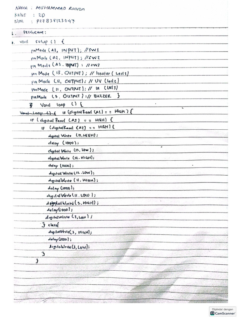 2d1 - Muhammad Raivan - Tugas 1 | PDF