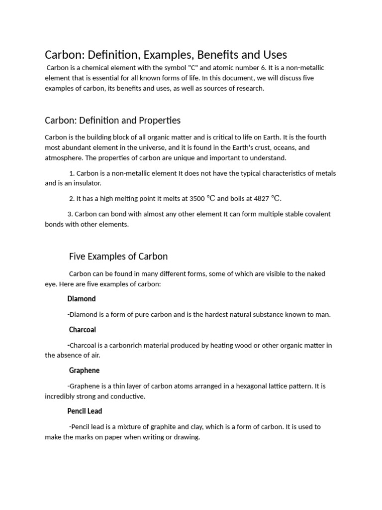 Carbon | PDF | Carbon Sequestration | Carbon