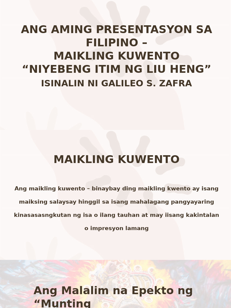 Filipino (Reporting) | PDF