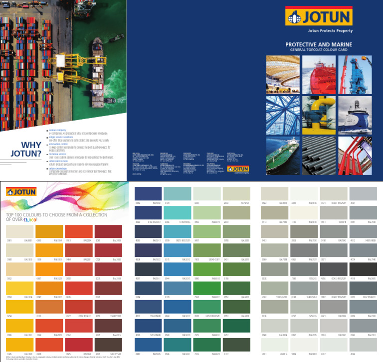 Marine Colour Card | PDF