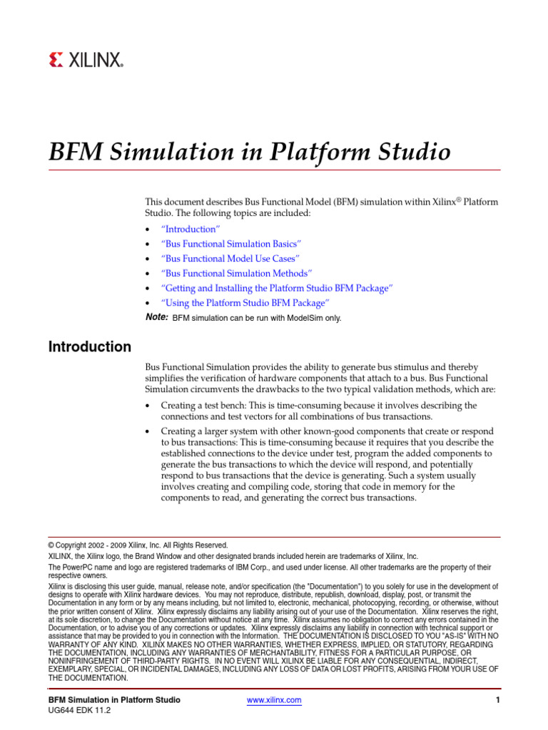 BFM Simulation | PDF | 64 Bit Computing | Simulation