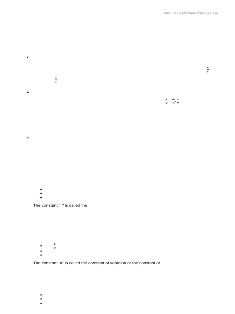 EMATH-100-MODULE-1C | PDF | Ratio | Quantity