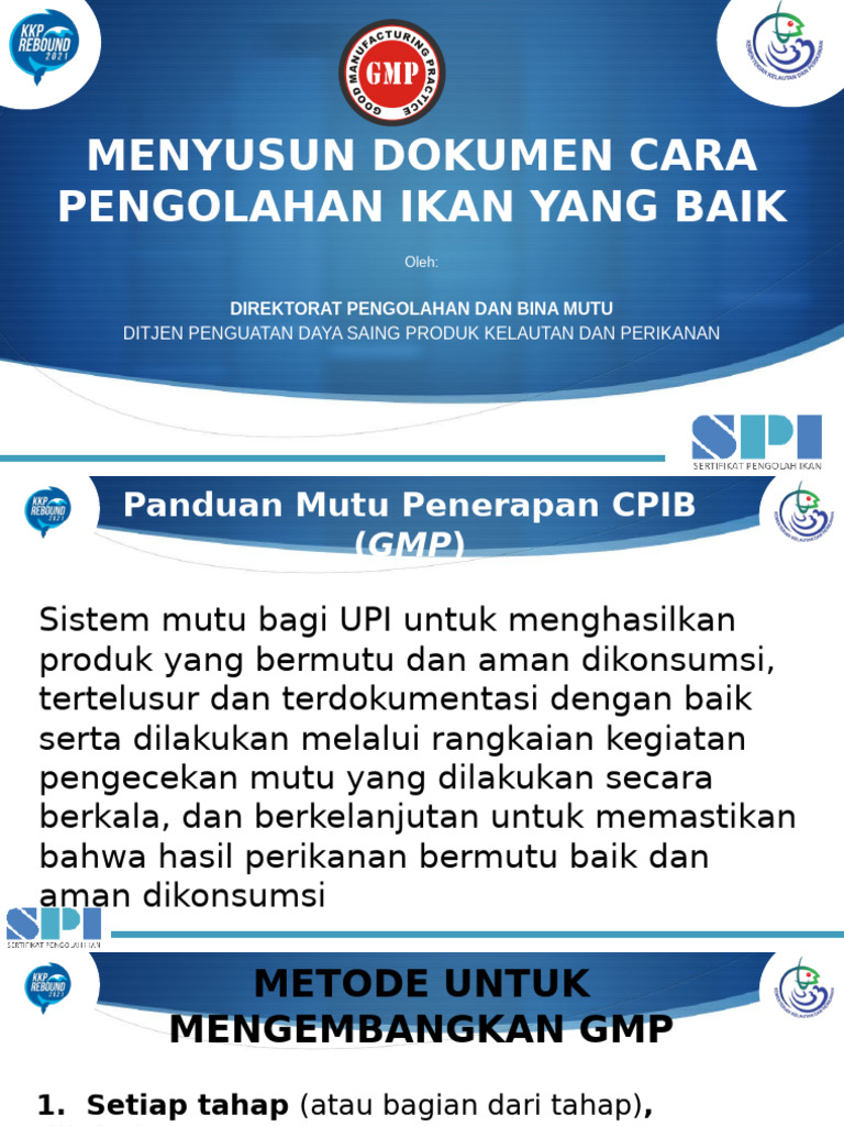 Menyusun Dokumen CPIB-GMP SPI Template Baru | PDF | Teknologi & Rekayasa