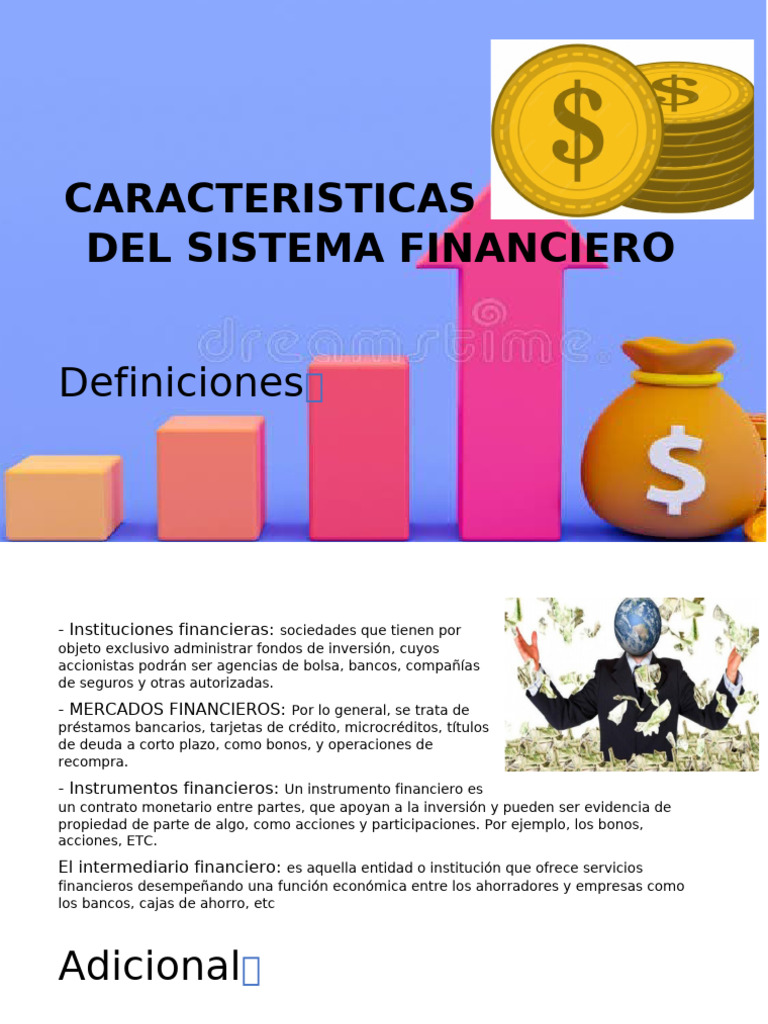 Caracteristicas Del Sistema Financiero | PDF | Bancos | Deuda
