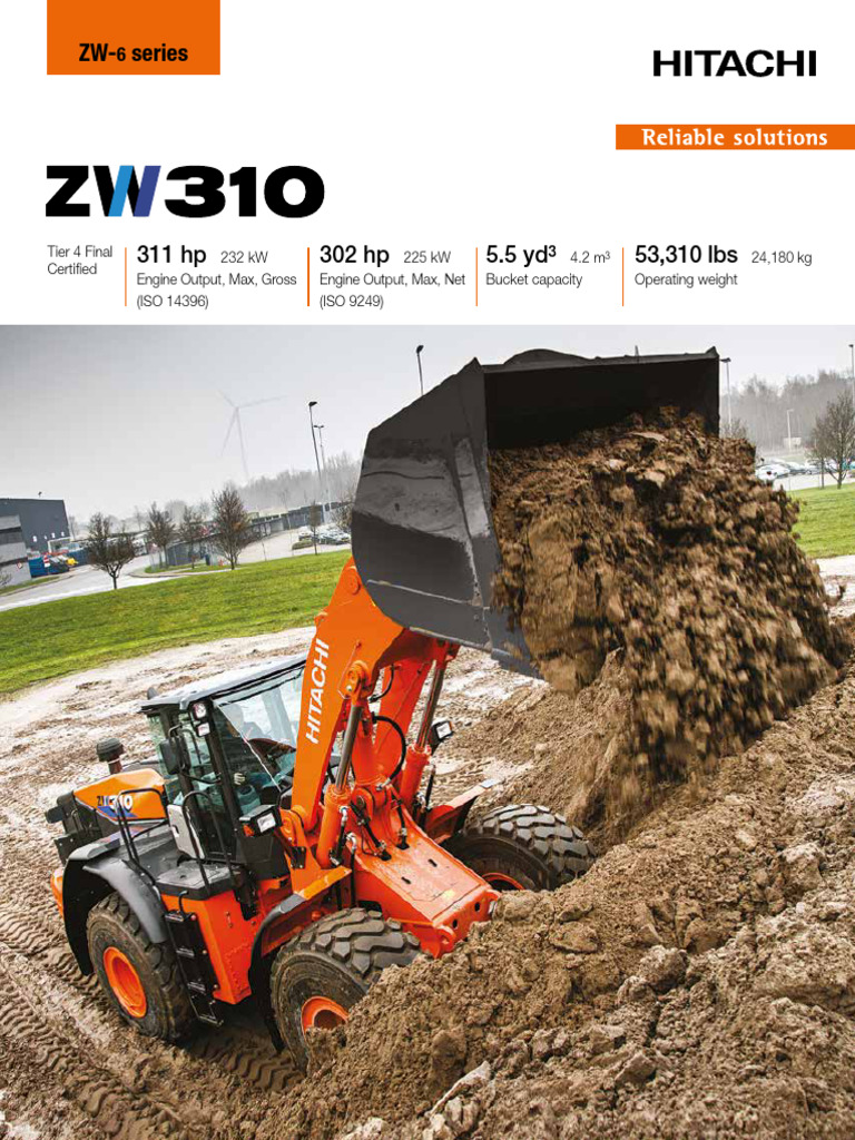 HCMA ZW310 6 Brochure - 02 - 22 | PDF | Diesel Engine | Horsepower