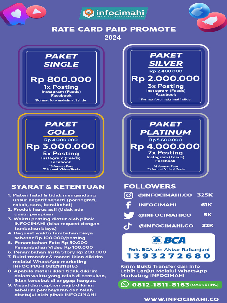 Rate Card 2024 | PDF