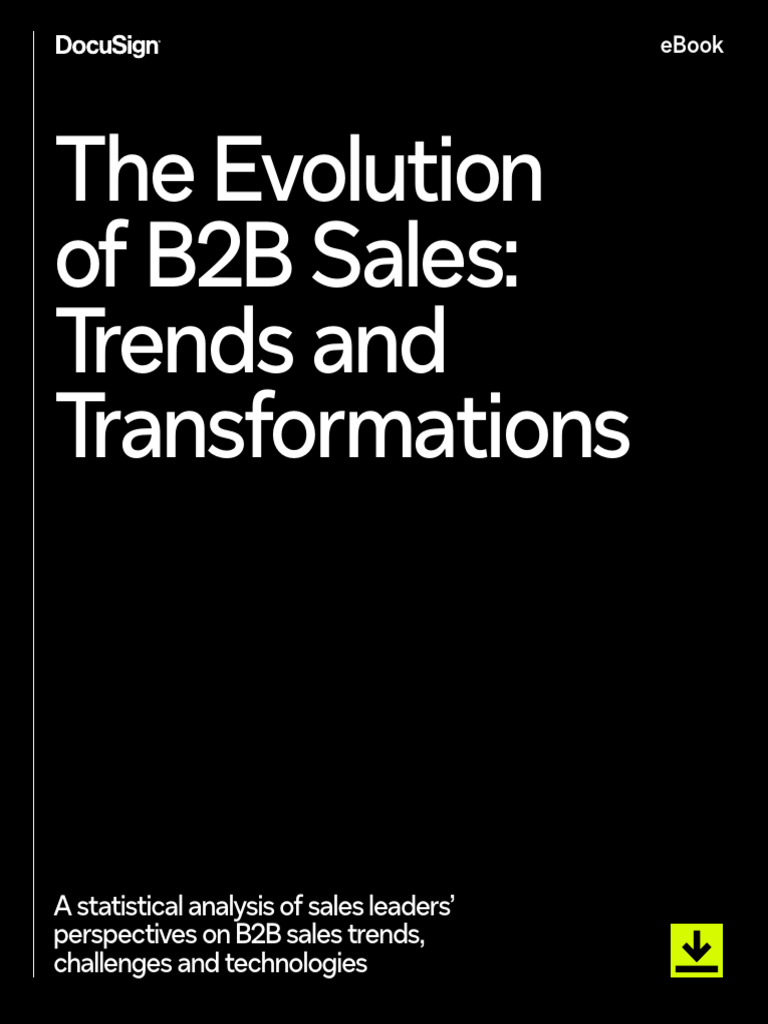 The Evolution of B2B Sales Trends and Transformations | PDF | Sales | Automation