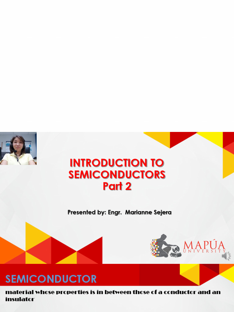 Lesson 1introduction To Semiconductors Part 2 | PDF | Semiconductors | Atoms