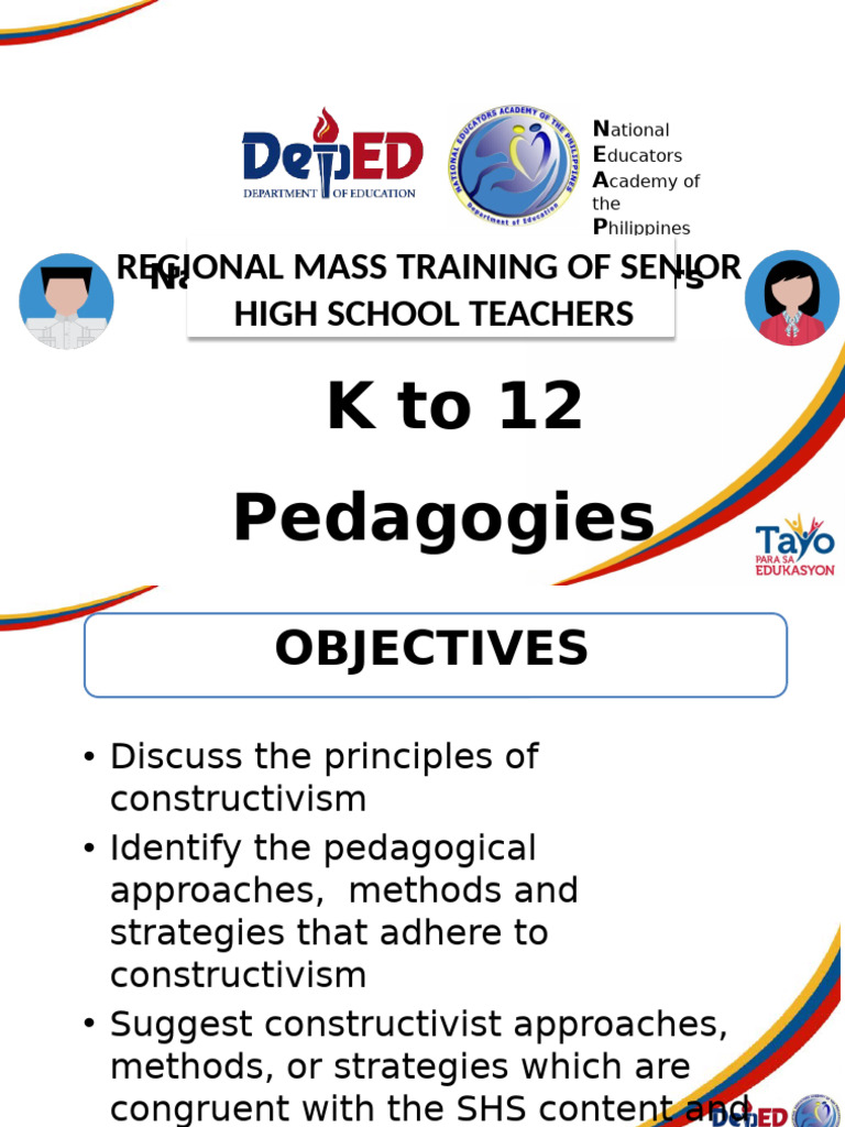 K to 12 Pedagogies | PDF | Constructivism (Philosophy Of Education ...