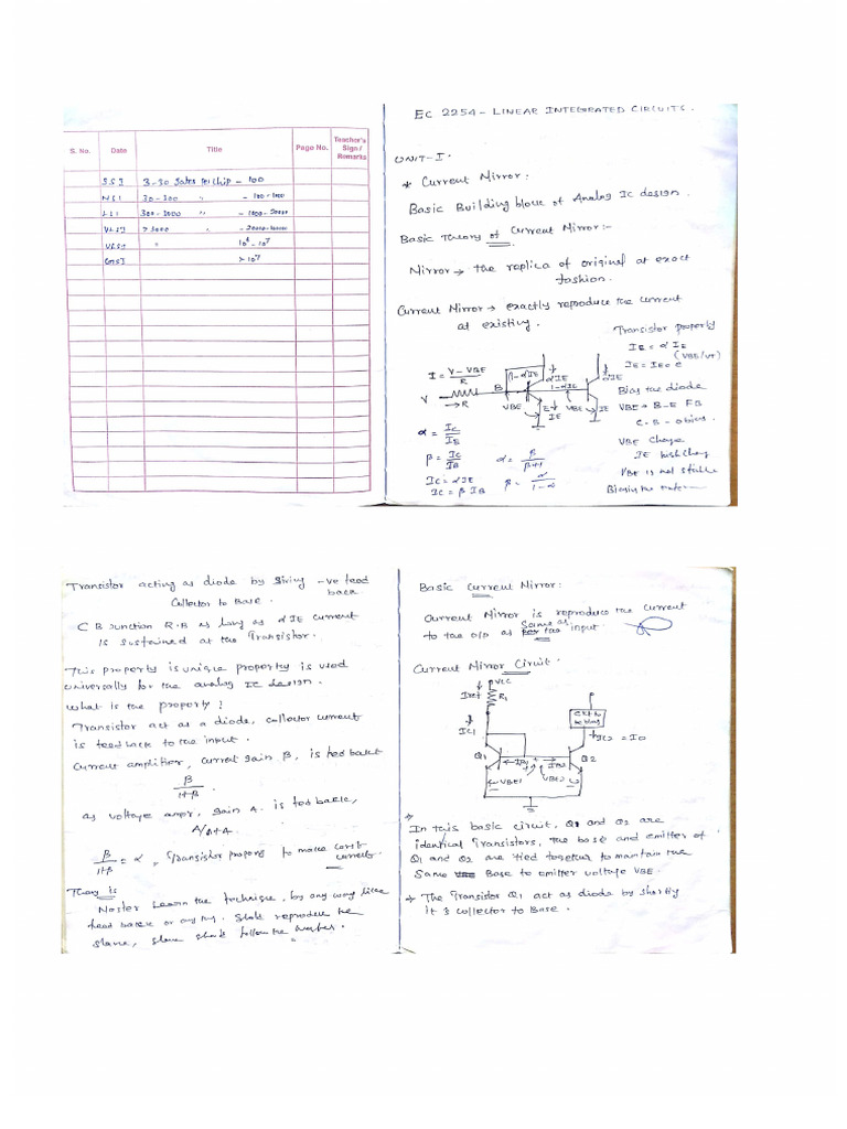 EC3451 Linear Integrated Circuits 03 Except Unit 5 - by LearnEngineering - in | PDF