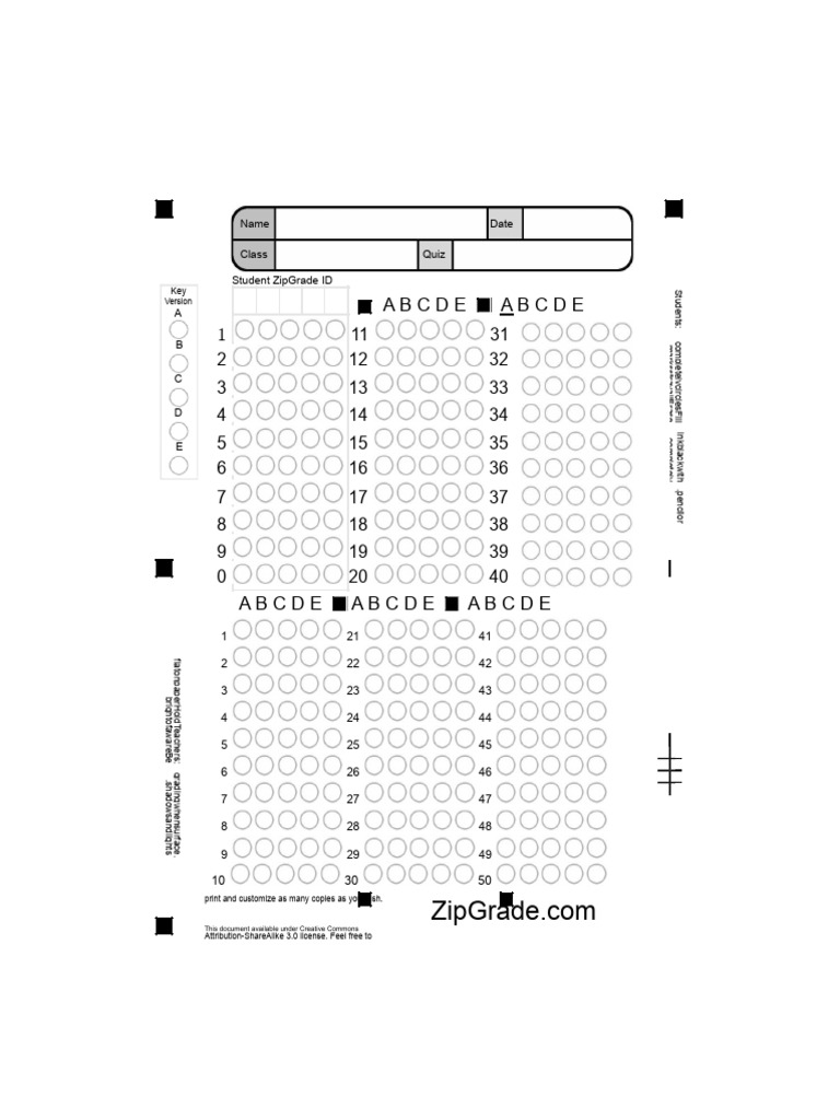 Zip Grade 50 Questionv 2 | PDF | Free Software | Monopoly (Economics)
