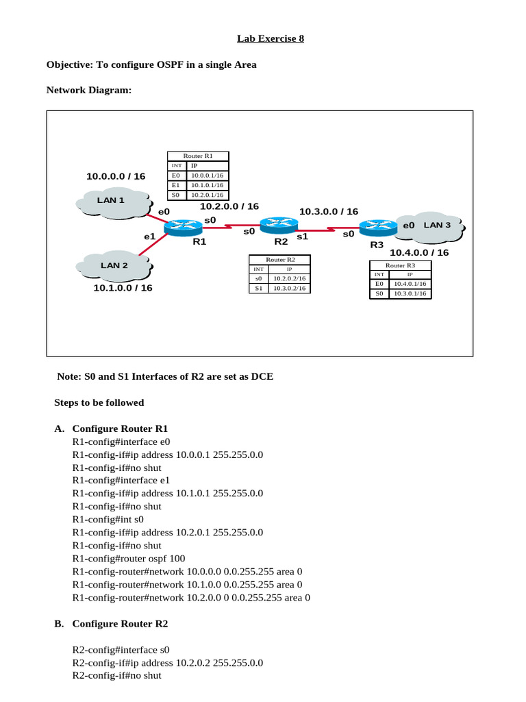 Lab Exercise 8 Pdf Internet Protocols Router Computing 2191