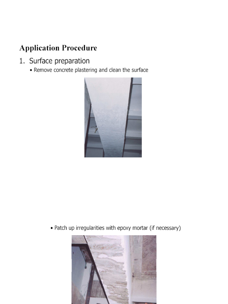CFRP Installation Procedure | PDF