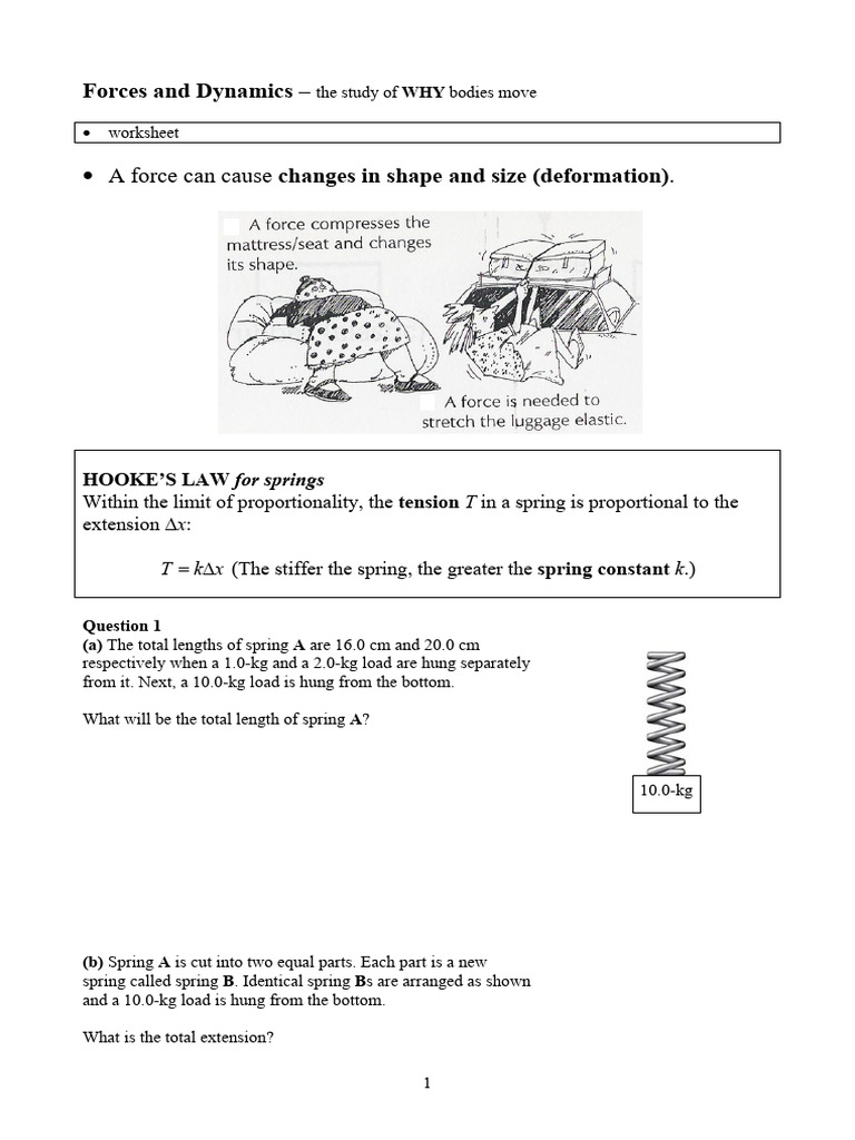 IB Core 02-02 Forces and Dynamics | PDF | Force | Newton's Laws Of Motion