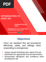 SFA TRAINING MODULE Week 1 | PDF | Wound | First Aid
