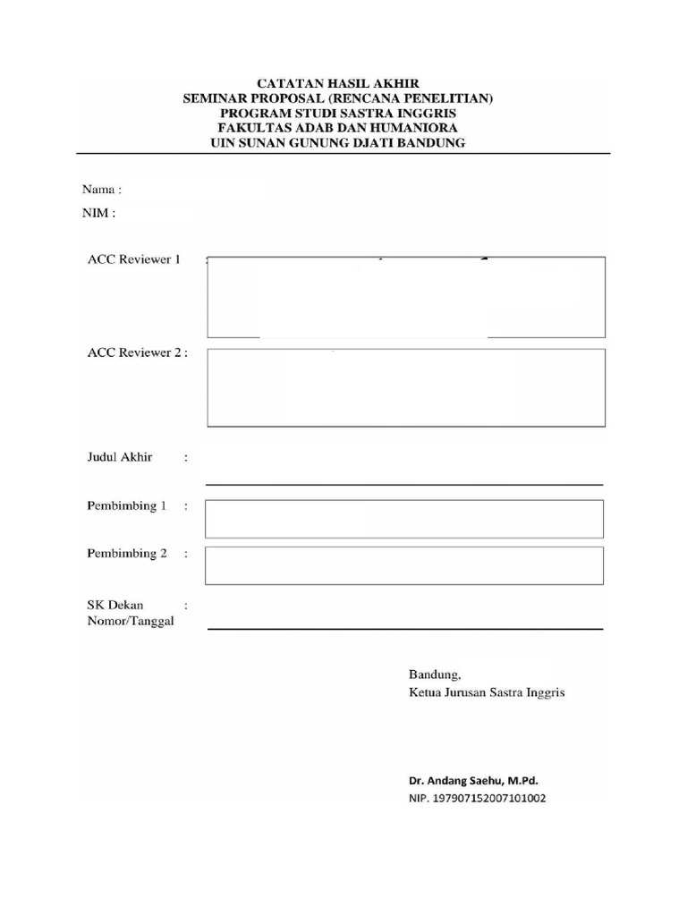 SK Dekan Signed | PDF