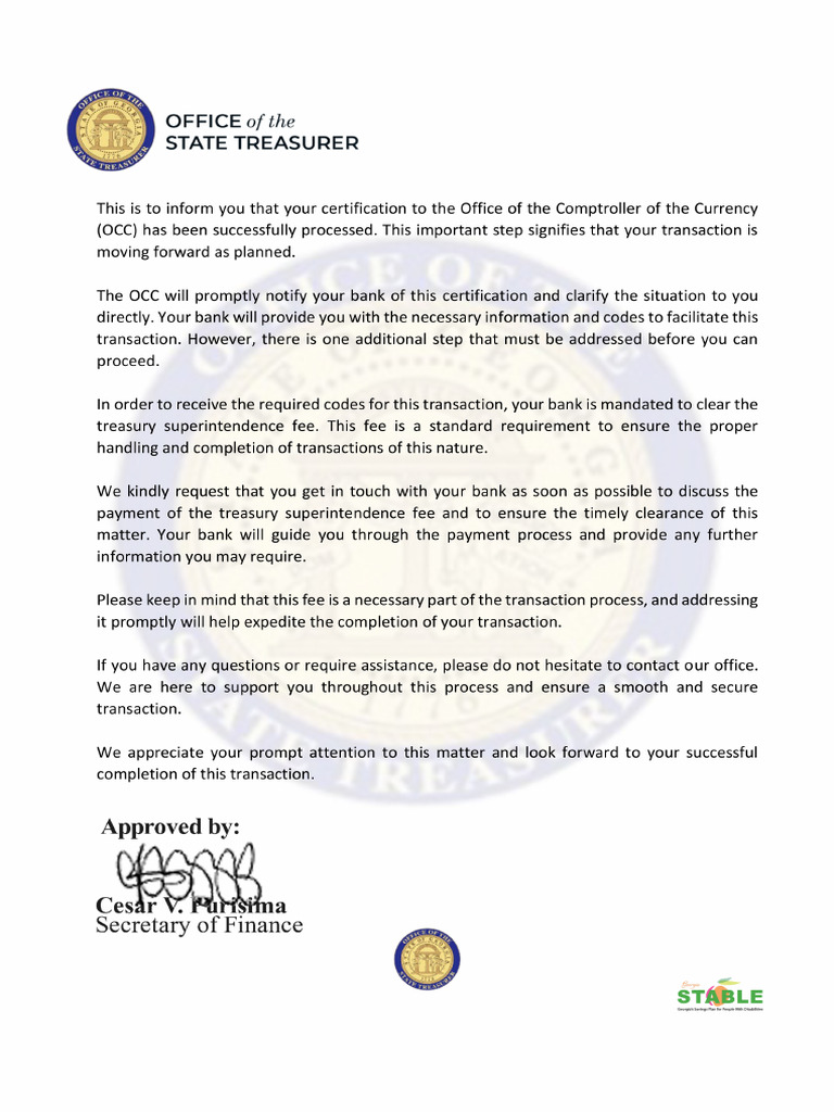 State of Treasurer 2 Ps | PDF