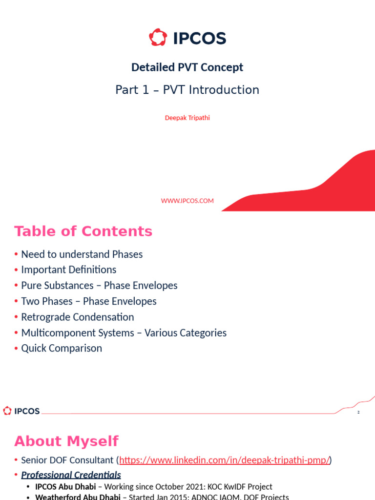 Part 1 - PVT Introduction | PDF | Phase (Matter) | Vapor