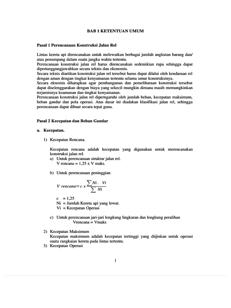 PD 10 Perencanaan Konstruksi Jalan Rel | PDF | Teknologi & Rekayasa