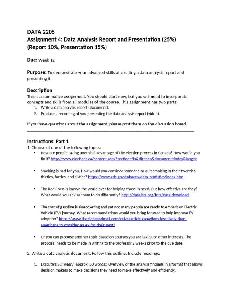 Assignment 2 - GroupProject | PDF | Data | Data Analysis