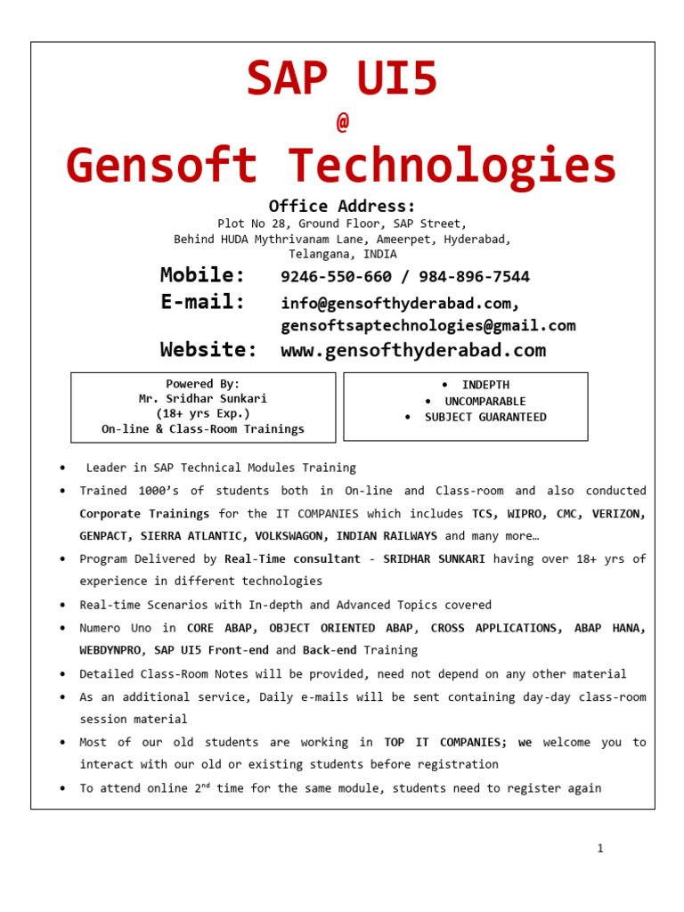 UI5 Complete | PDF | J Query | Eclipse (Software)