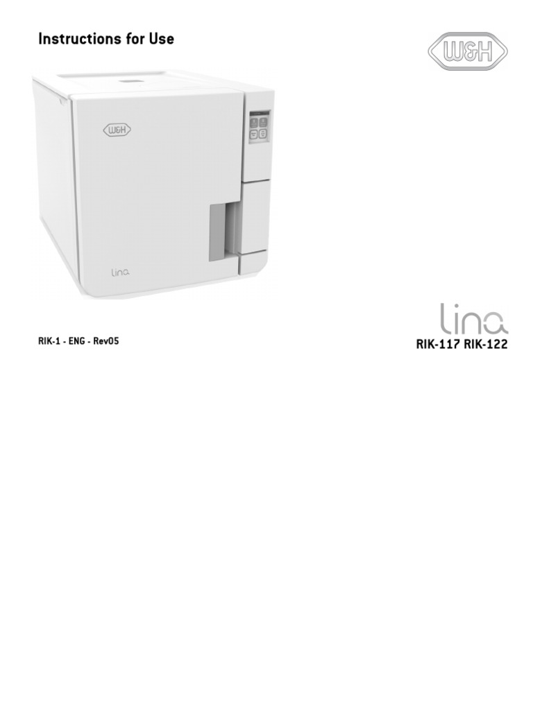 Lina+ (RIK-1+2020) +IFU+ENG+Instructions+for+Use+Rev05 Tes | PDF ...