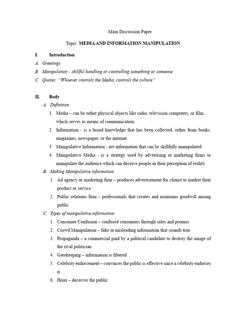 Motion Media and Information | PDF | Media Manipulation | Mass Media