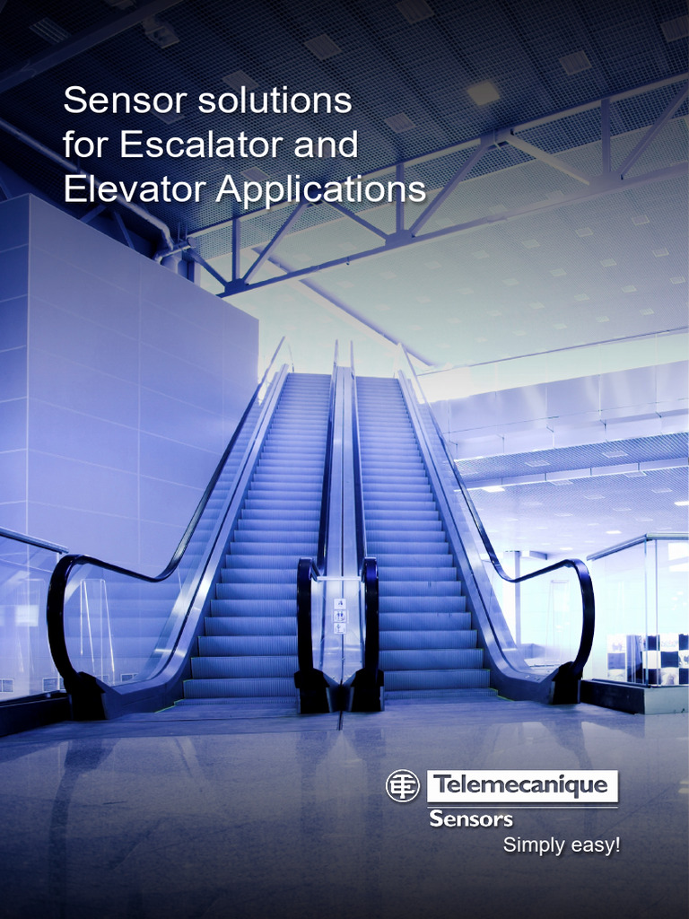 Telemecanique Sensors for Elevators & Escalators | PDF | Escalator | Elevator