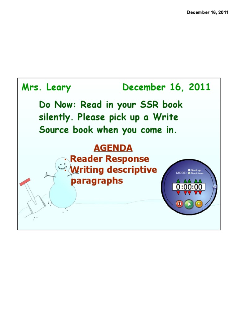 Mrs. Leary December 16, 2011 | PDF