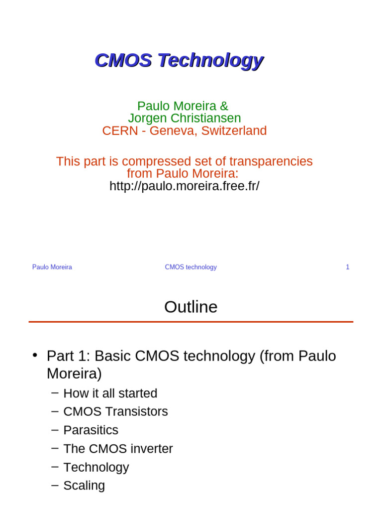 Basic CMOS Technology | PDF | Cmos | Mosfet