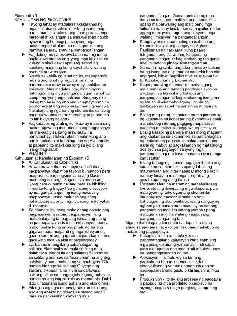 HANDOUTS 9 WEEK 1&2 | PDF