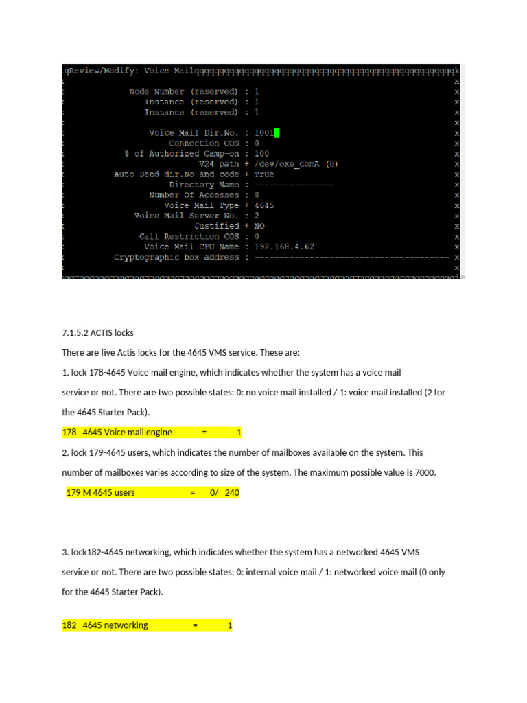 Actis Lock Mail Service | PDF | Session Initiation Protocol | Communications Protocols
