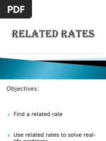 Calculus I - Related Rates (Practice Problems) | PDF | Area