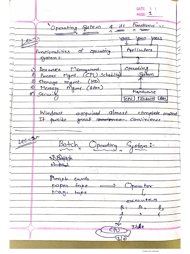 Os Notes Pdf